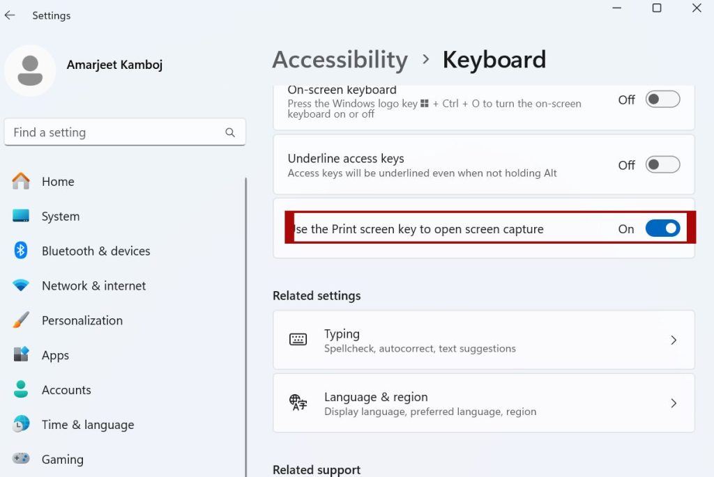 Snipping Tool Shortcuts In Windows 11 - GeeksWind.CoM